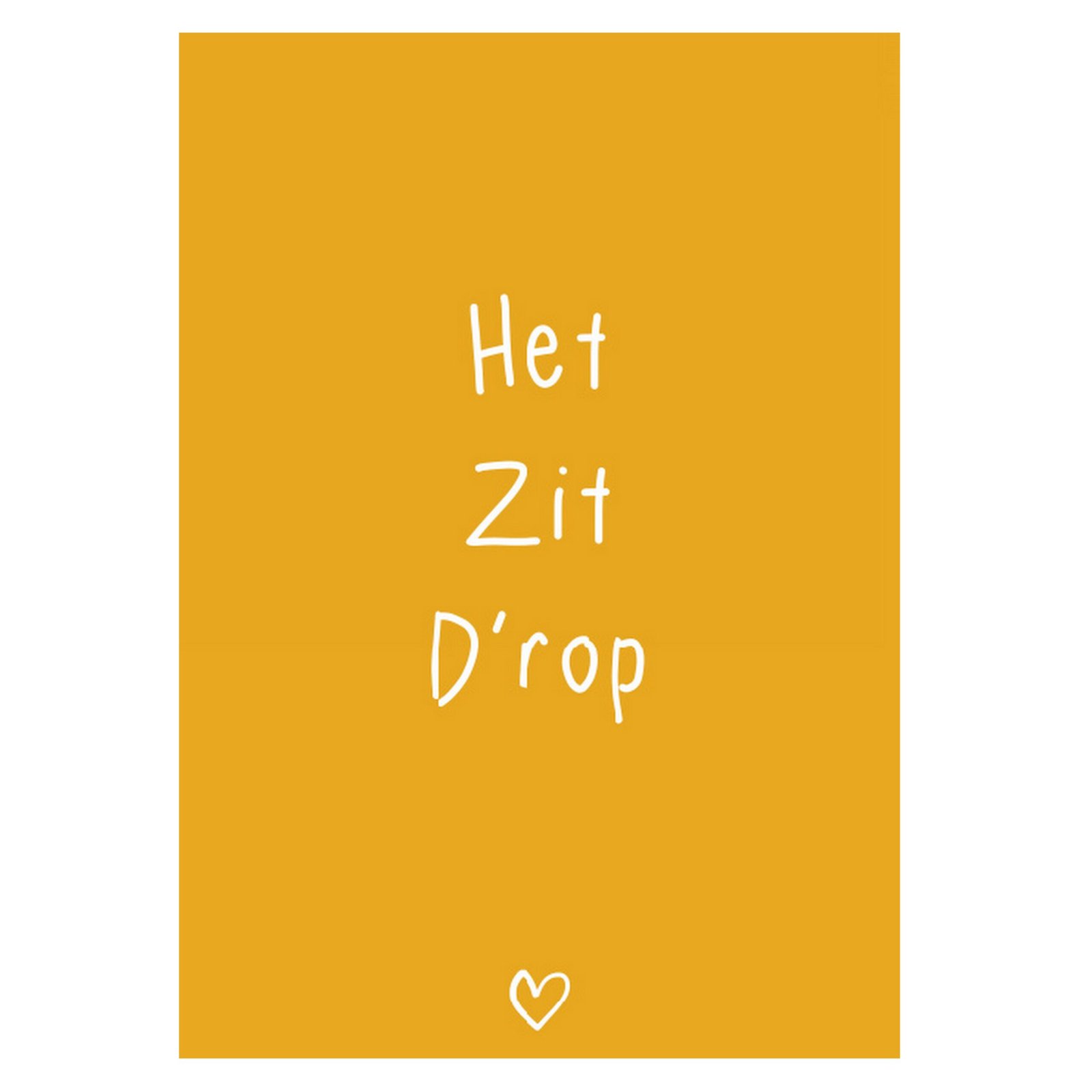 Kaart Het zit D'rop ( okergeel)