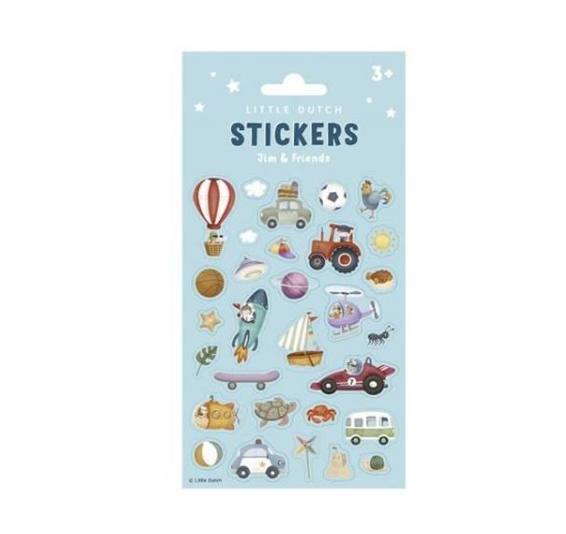 Little dutch Stickervel Jim & Friends